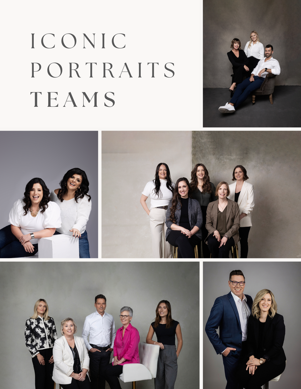 Iconic Portraits Teams – Kaufmann Photography
